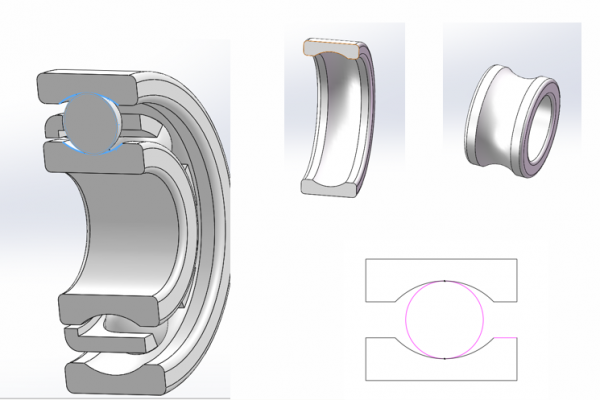 Angular contact ball bearing structure and principle | BSPD Bearing ...