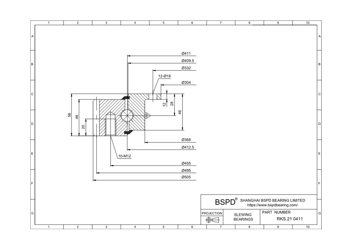 RKS.21 0411 SKF Slewing Bearings | BSPD Bearing Manufacturing